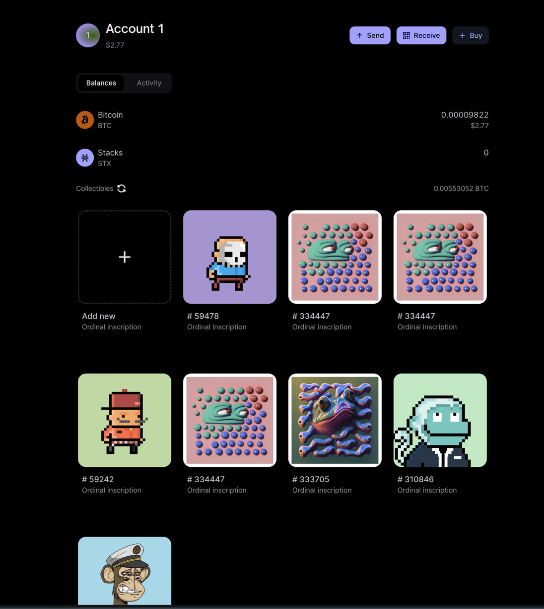 Ordinal inscriptions showing twice or more and revealing (false uninscribed BTC) · Issue #3517 ...