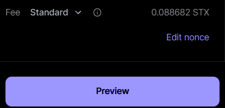 Place "edit nonce" option in the same place on the interface on the ...