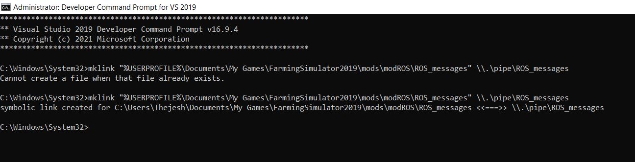 Not able to Publish or Subscribe to ROS · Issue #11 · tud-cor/FS19_modROS · GitHub