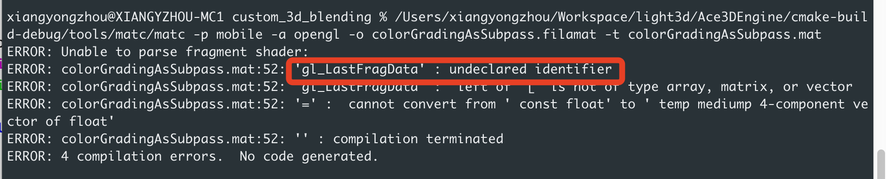 use of GL_ARM_shader_framebuffer_fetch or GL_EXT_shader_framebuffer_fetch · Issue #4901 · google ...