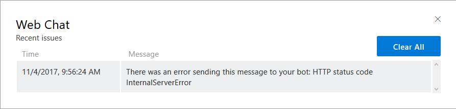 [Question] Getting an error sending this message to your bot: "HTTP status code ...