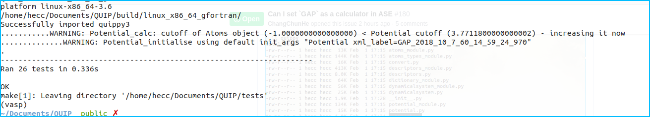 Can I set `GAP` as a calculator in ASE · Issue #180 · libAtoms/QUIP · GitHub