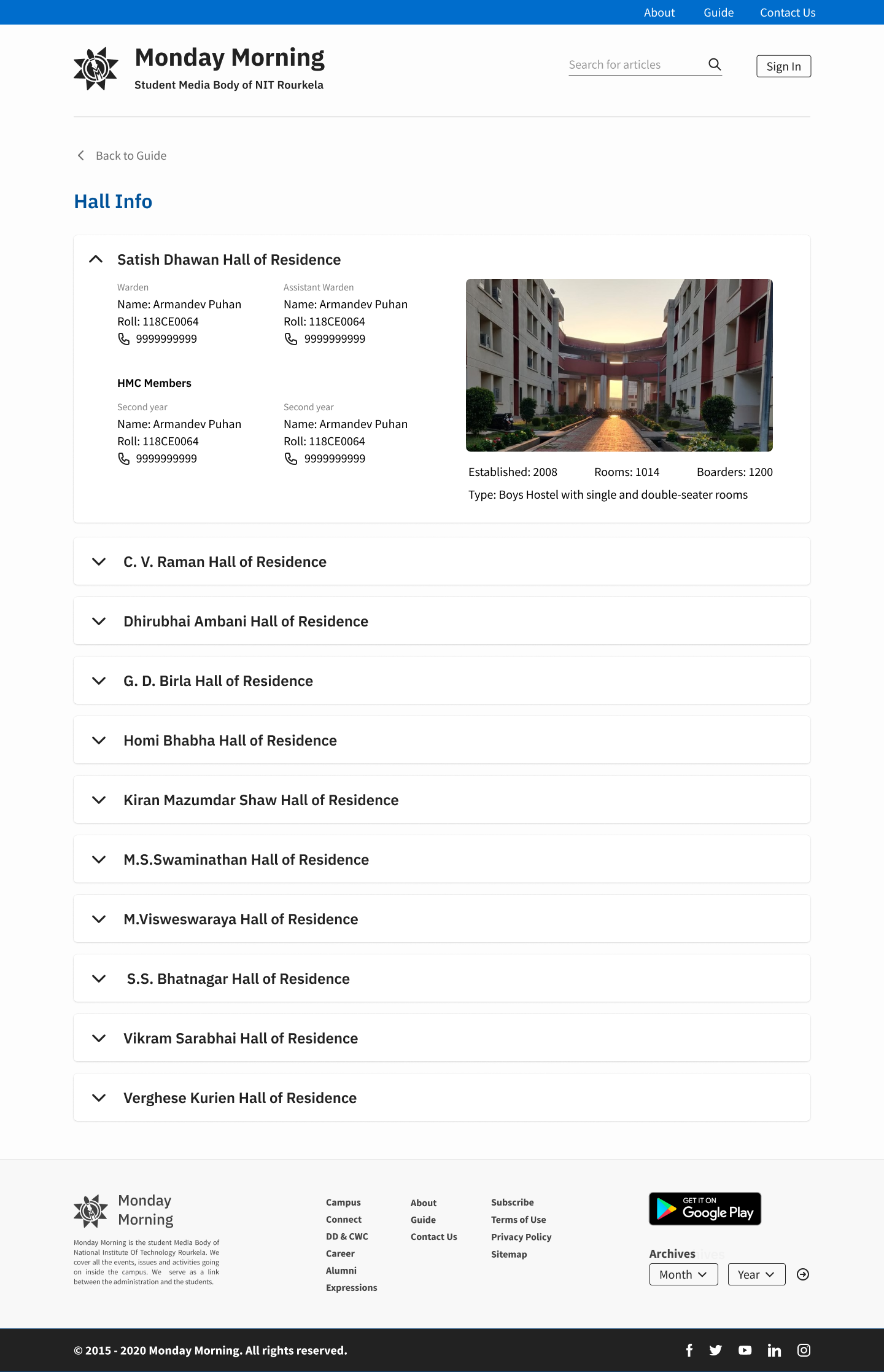 feat(guide): create Hall Info page · Issue #168 · Monday-Morning/project-tahiti · GitHub