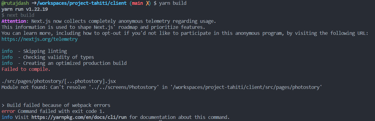 Bug · Issue 361 · Monday Morningproject Tahiti · Github 