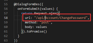 官网生成React、多项目分离代码，用户修改密码报错 · Issue #452 · dotnetcore/WTM · GitHub
