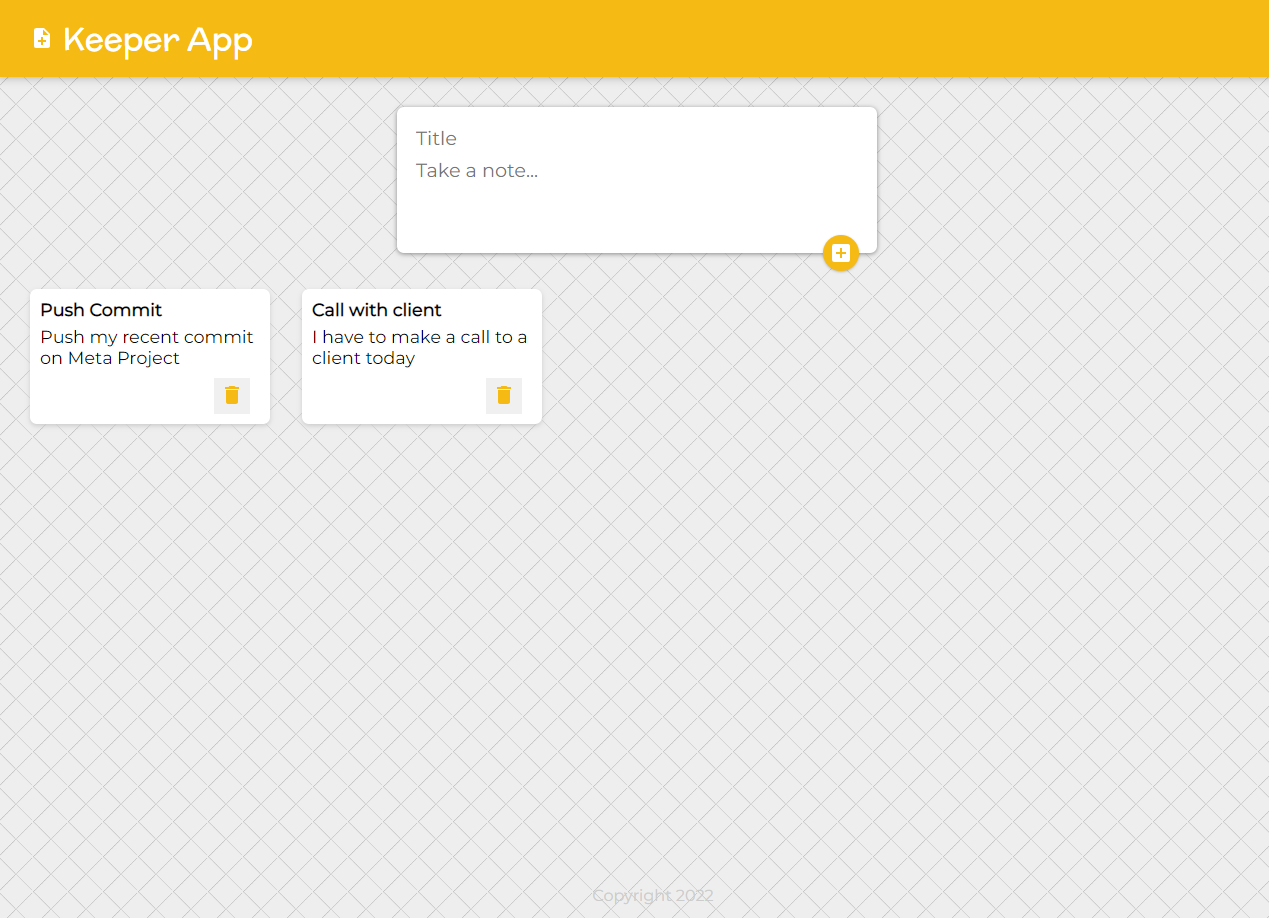 GitHub - artikov/keeper-clone: Clone of Google's Keeper App, created using React