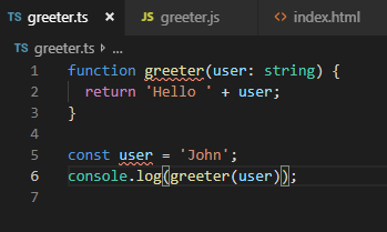Duplicate errors message occur between .ts files and .js files with the ...
