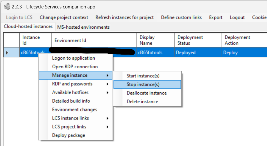 🚸 Auto refresh cloud-hosted instance entry after start/stop until instance is Deployed/Stopped ...