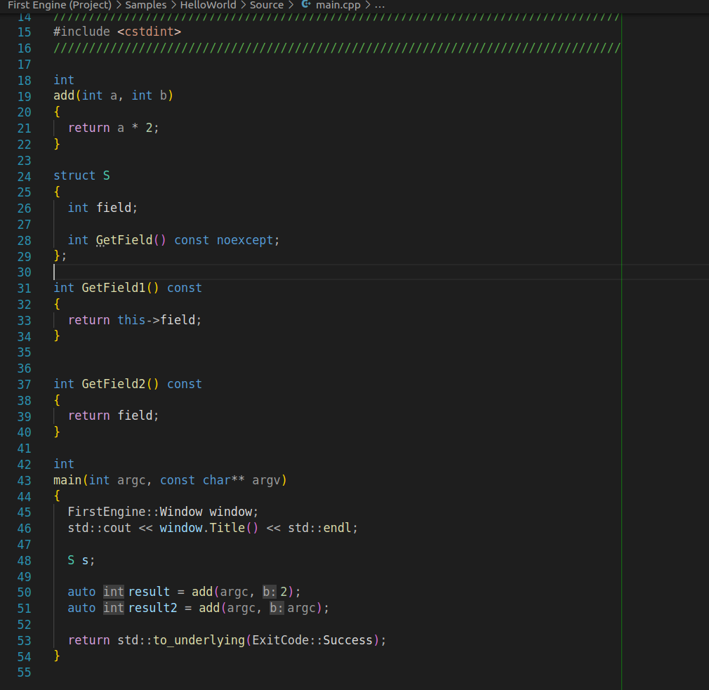 C++ Dark Theme: Inconsistent colorization · Issue #10332 · microsoft/vscode-cpptools · GitHub