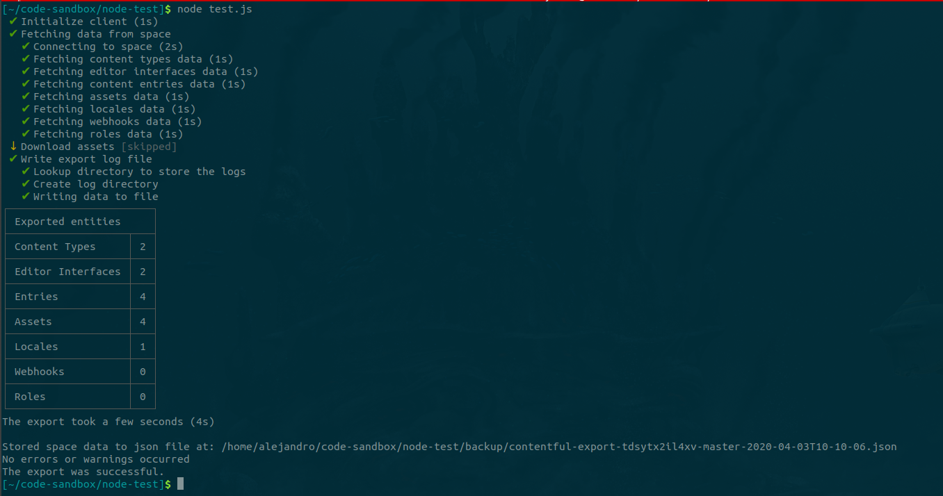 [Solved] errors with mkdirp@^1.0.3 · Issue #194 · contentful/contentful-export · GitHub