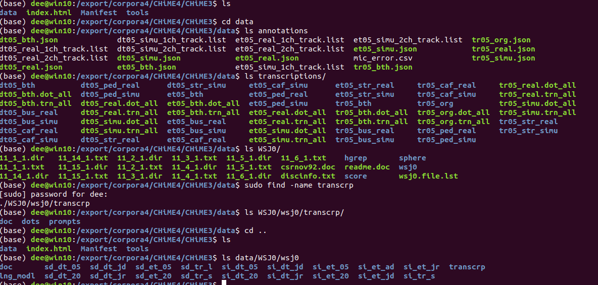 need help with CHIME4 recipe in both Espnet and Espnet2 · Issue #1994 · espnet/espnet · GitHub