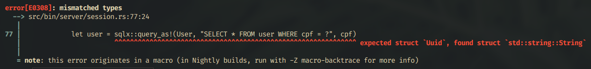 The uuid feature doesn't map columns for sqlite properly · Issue #1083 · launchbadge/sqlx · GitHub