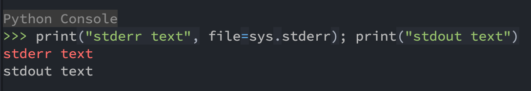 Moved to #632: Differentiate between stdout and stderr · Issue #650 ...