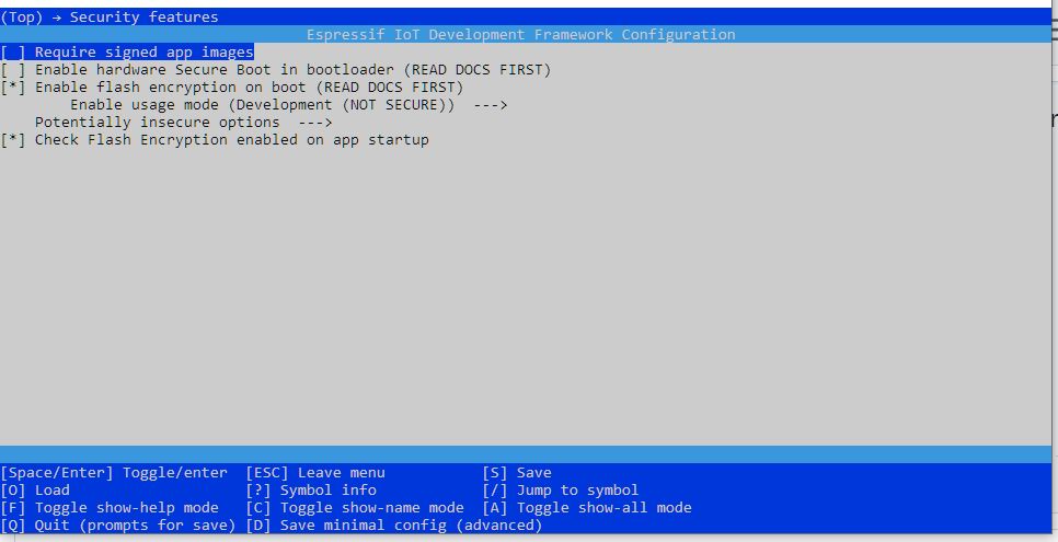 Esp Idf Flash Encryption In Development Mode Idfgh 9099 · Issue 10503 · Espressifesp Idf 7209