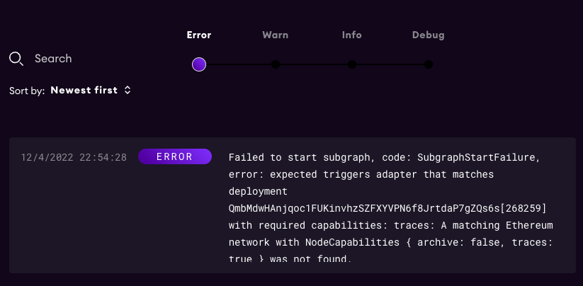 Provide clear info about `callHandlers` not supported on selected networks · Issue #3463 ...