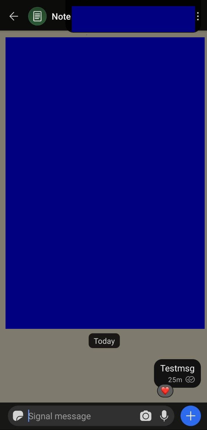 Emoji reaction not synced from Android to Desktop · Issue #11027 · signalapp/Signal-Android · GitHub