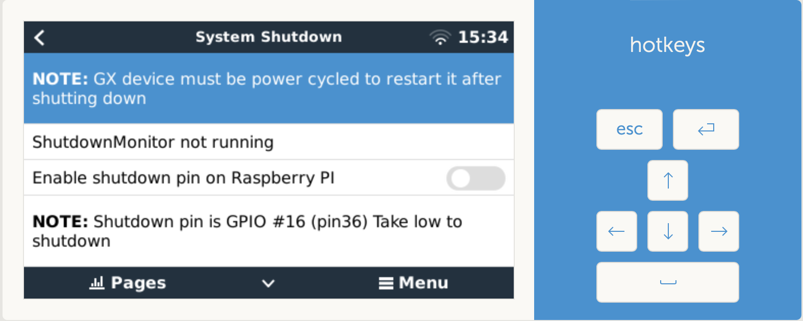Shutdown monitor not functioning properly · Issue #104 · kwindrem/GuiMods · GitHub