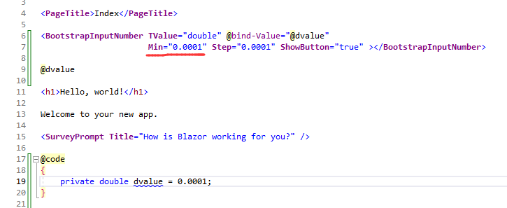 bug: BootstrapInputNumber 判斷有效值異常 · Issue #885 · dotnetcore/BootstrapBlazor · GitHub