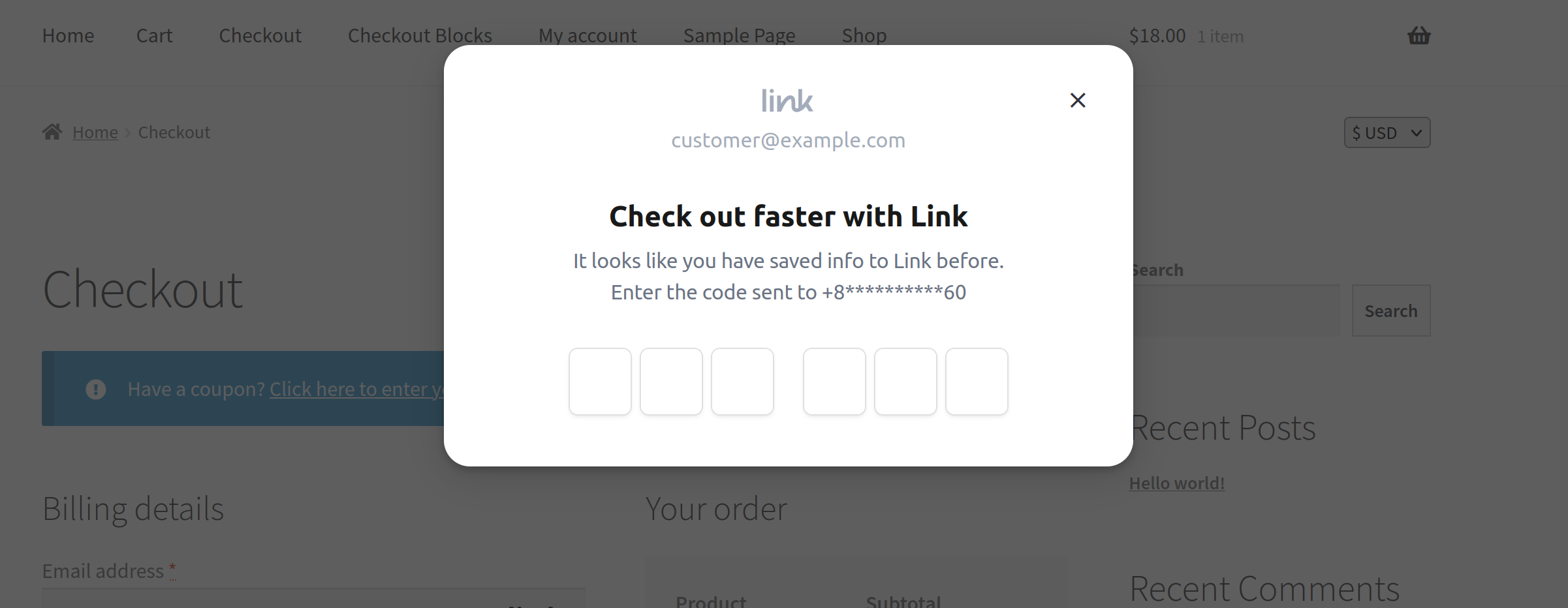 Multiple UPE - Stripe Link compatibility · Issue #4720 · Automattic/woocommerce-payments · GitHub