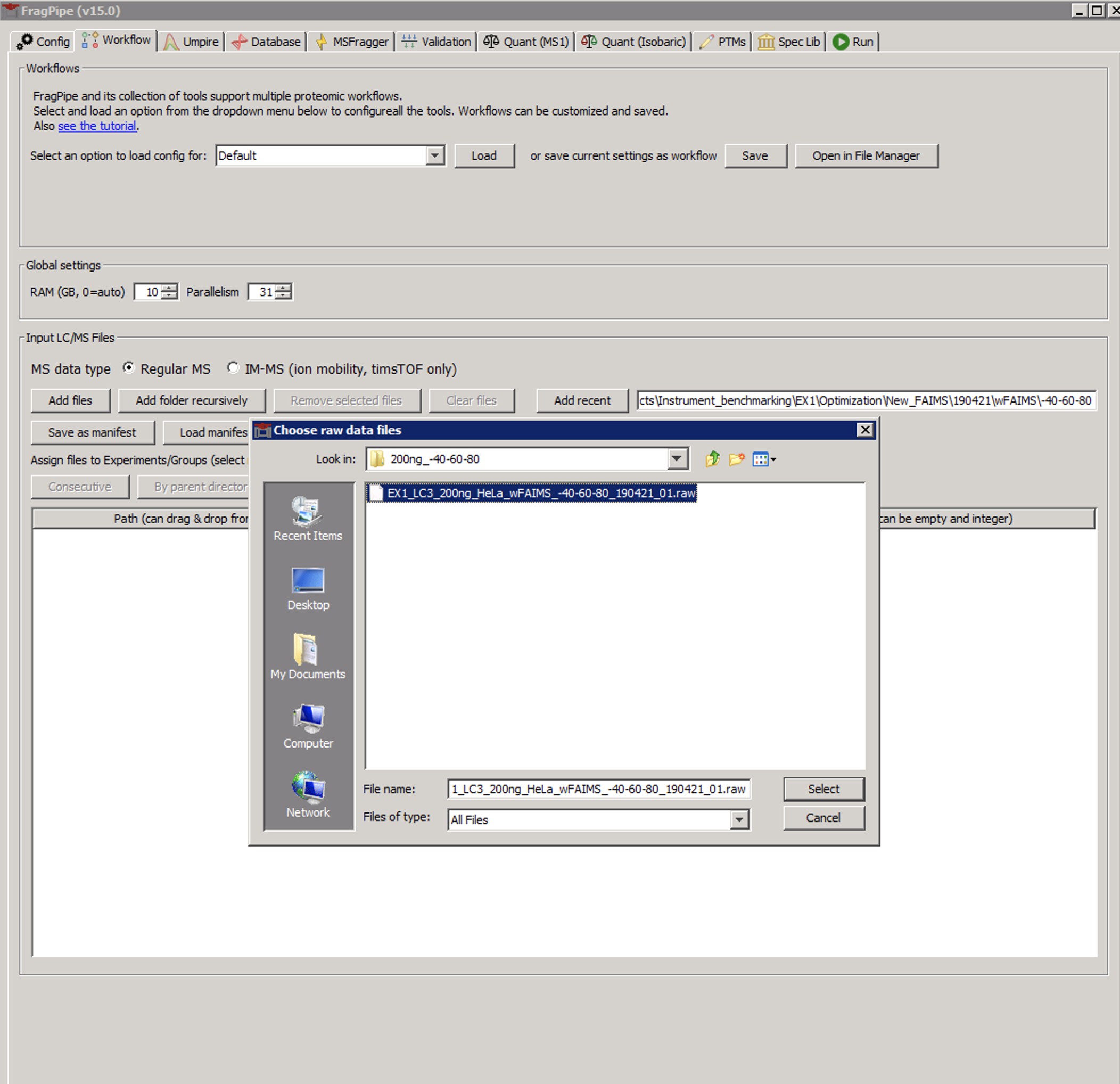 Error when loading a Thermo raw file - not recognised · Issue #357 ...