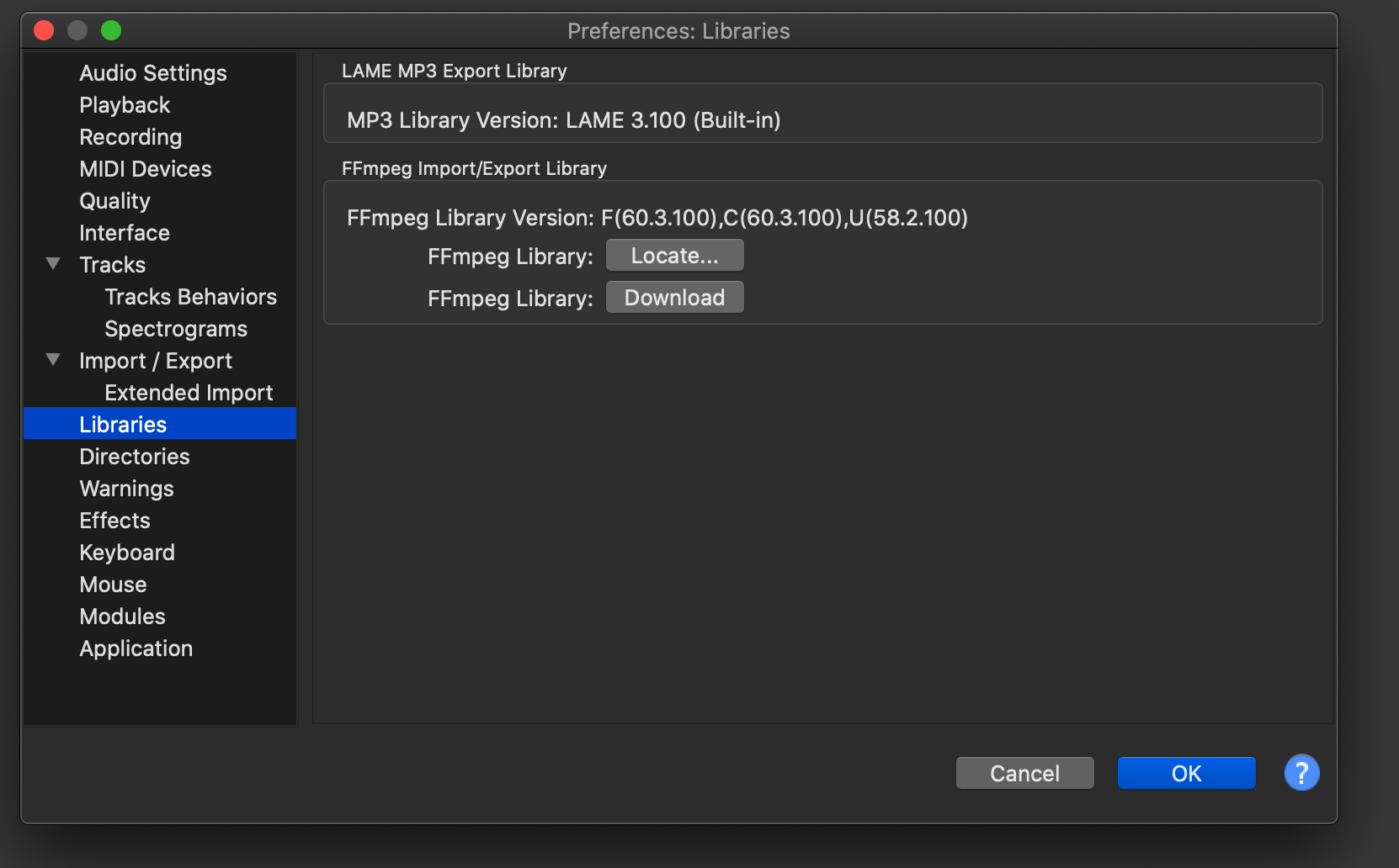 OSX Cata FFMPEG Fail · Issue #4602 · audacity/audacity · GitHub