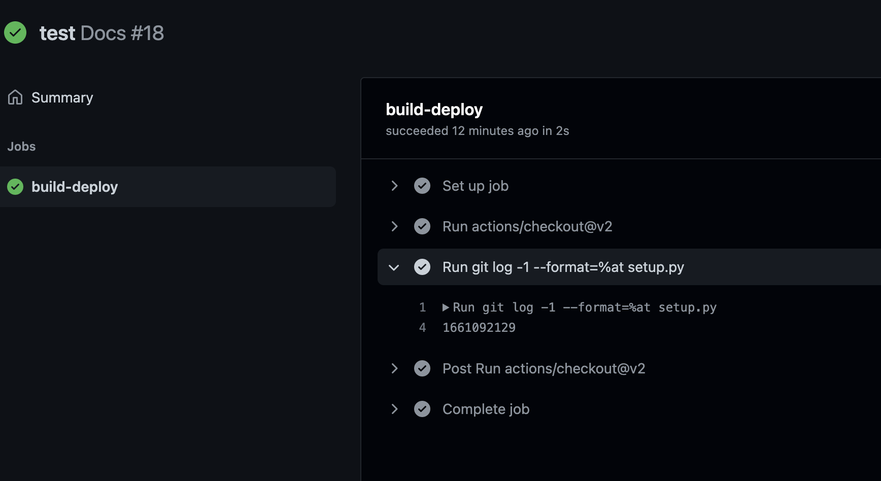 It seems that the most recent git timestamp is always the current time · Issue #899 · actions ...