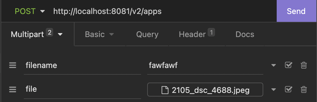Unable to get the first file upload by multipart/form-data · Issue ...