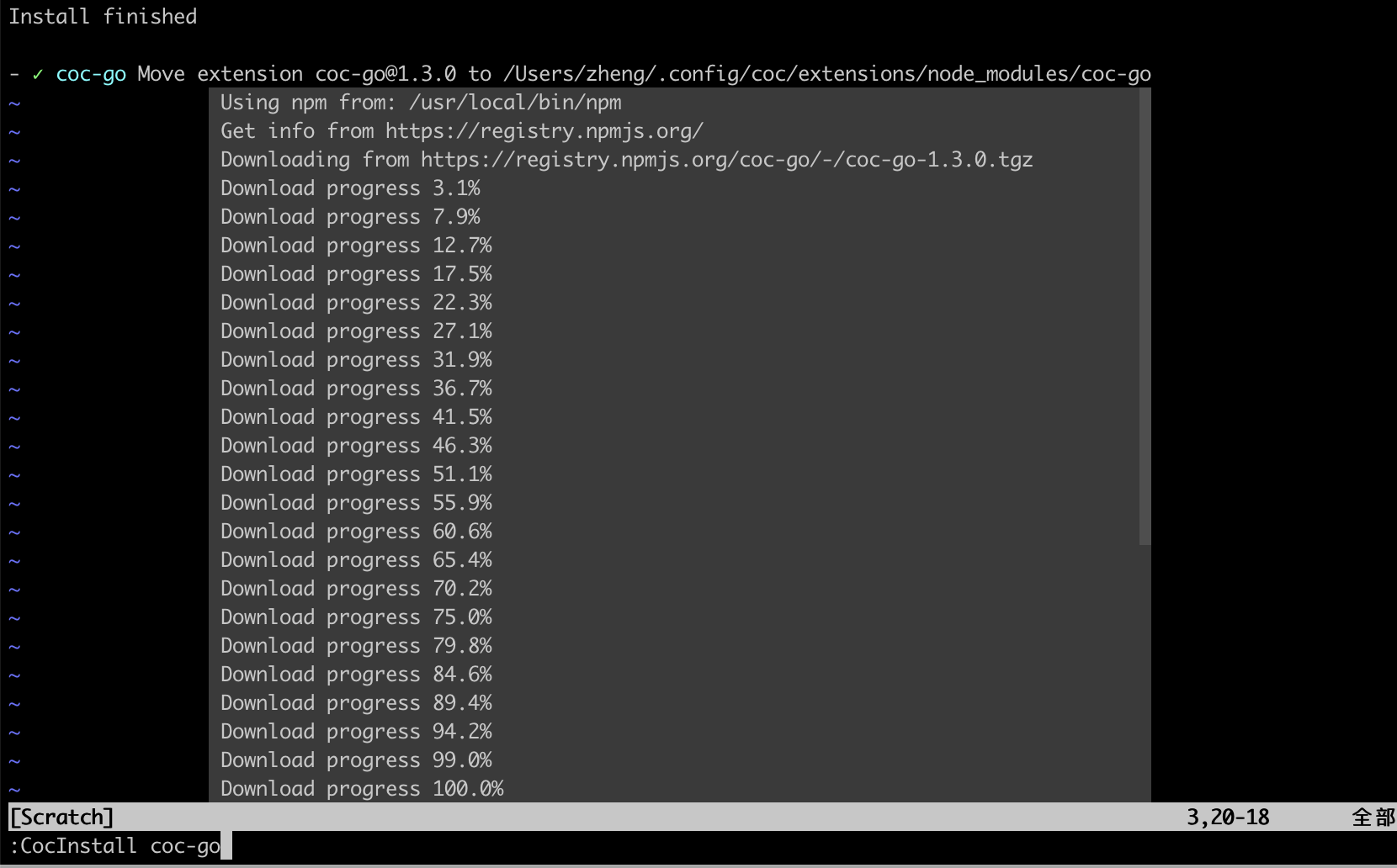 coc.nvim 插件安装 · Issue #17 · greycodee/issues-blog · GitHub