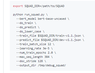 This example code fine-tunes 12-layer MiniLM on SQuAD 2.0 dataset doesn't work. · Issue #154 ...