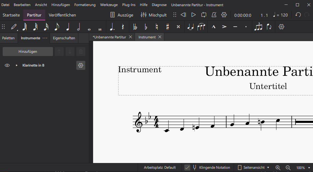 [MU4 Issue] Parts created while score in concert pitch have incorrect key signatures · Issue ...