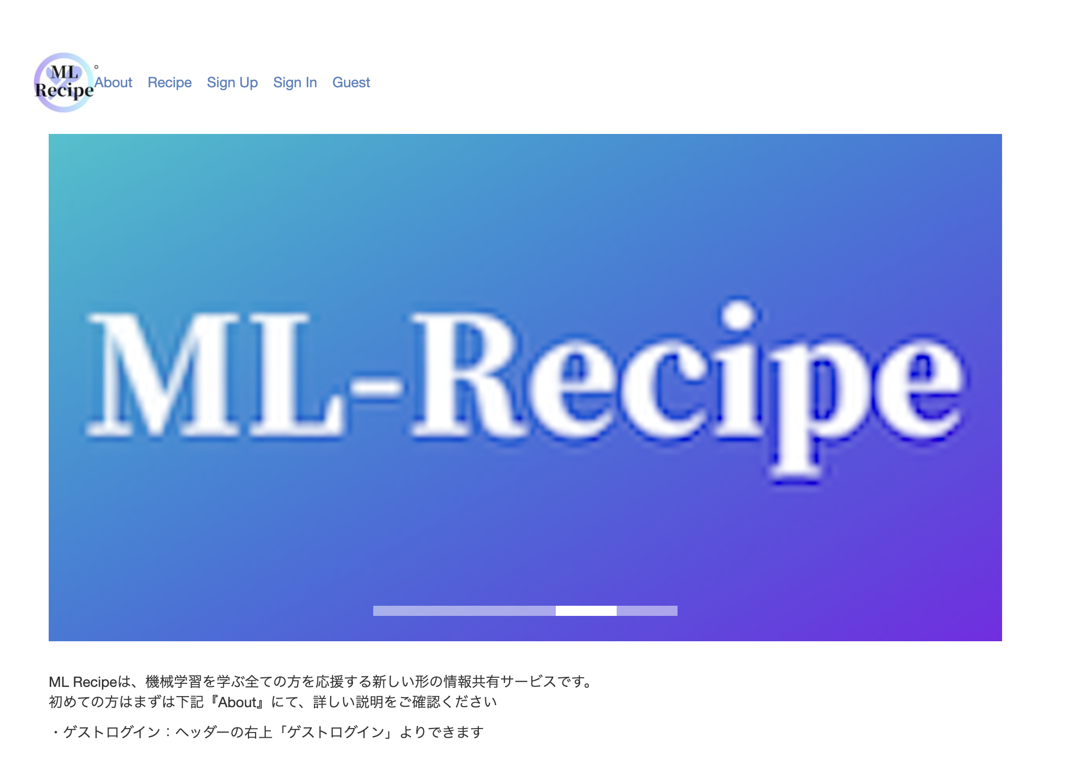 GitHub - Tonoyama/ml-recipe: 機械学習の記事を投稿するWebアプリ