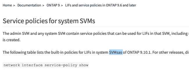 typo in ONTAP 9.10.1 docs · Issue #242 · NetAppDocs/ontap · GitHub