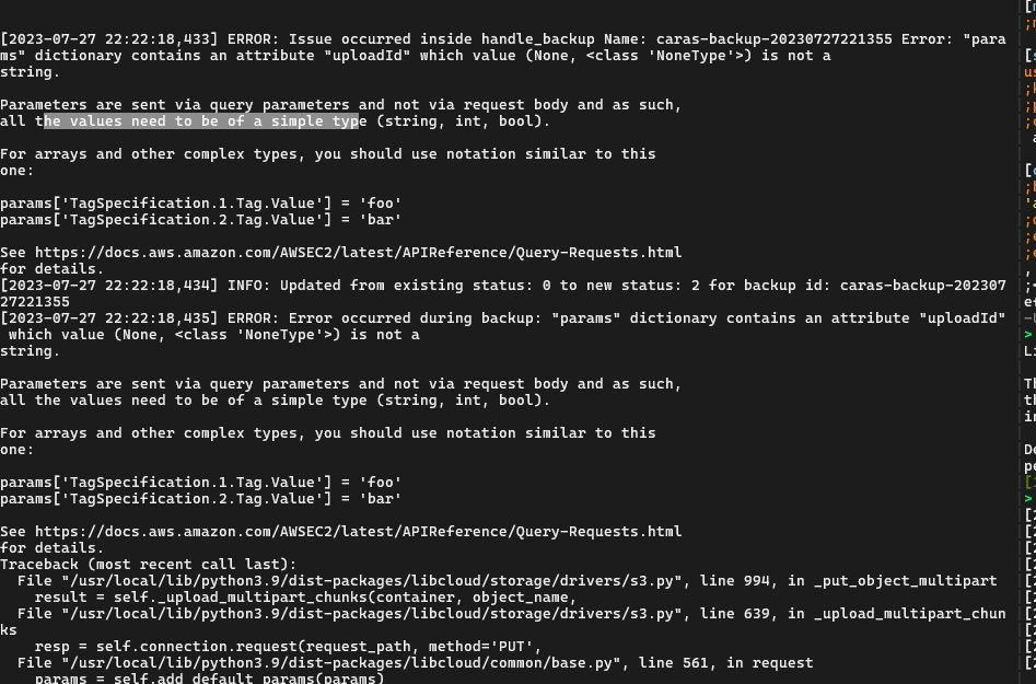 Tencent cloud cos(s3) upload failed · Issue #605 · thelastpickle/cassandra-medusa · GitHub