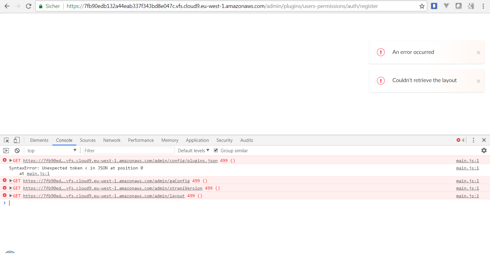 Admin initial setup error · Issue #987 · strapi/strapi · GitHub
