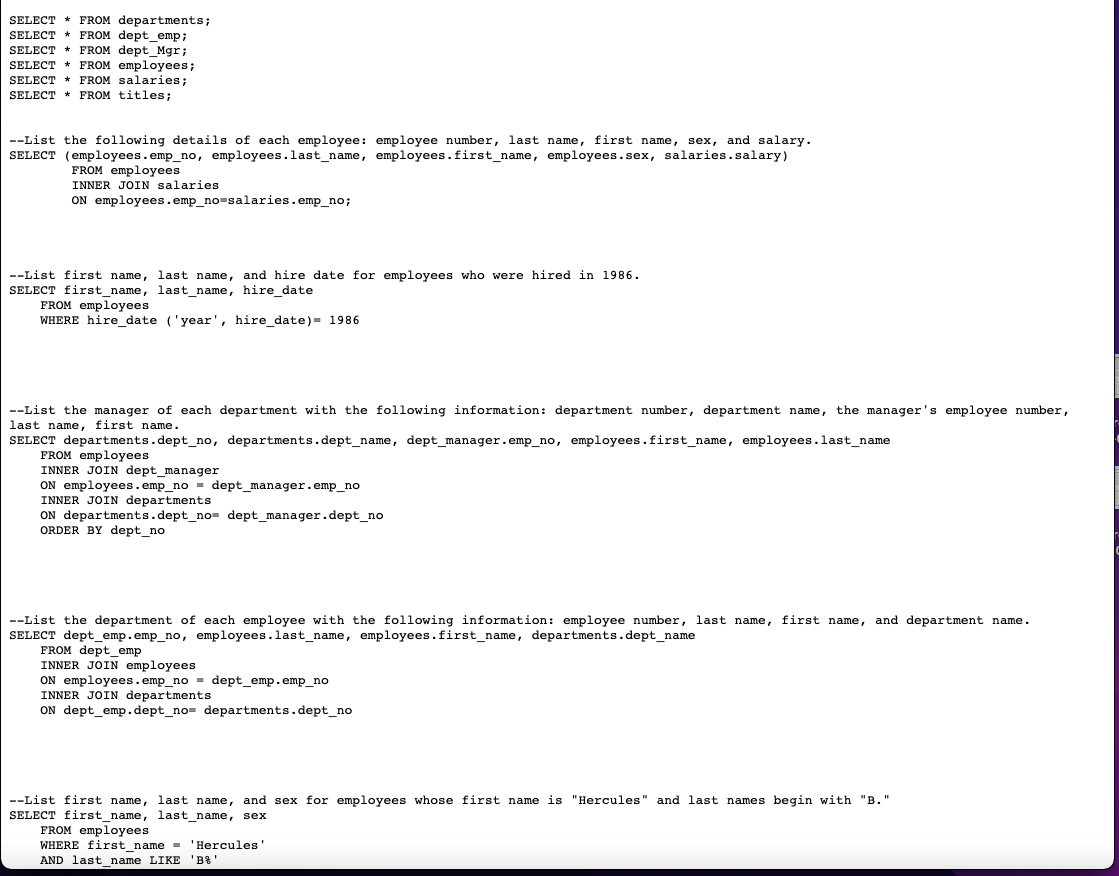 GitHub - RRbenitez77/sqlanalysis: PGAdmin querying data in Python