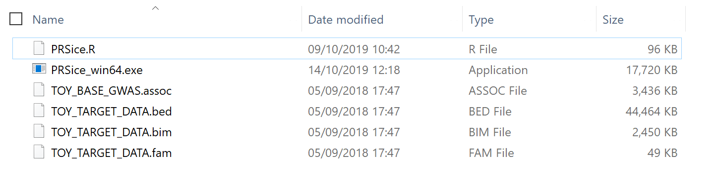 PRSice: Missing binary file in Windows · Issue #164 · choishingwan/PRSice · GitHub