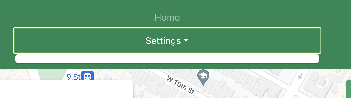 Settings dropdown doesn't show anything · Issue #168 · gcivil-nyu-org/team-5-inperson · GitHub