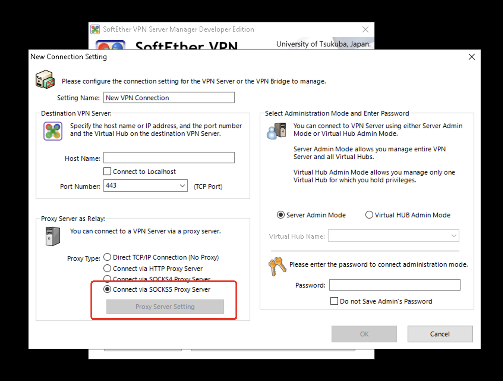 GUI Bug: Server Manager - New Connection Setting · Issue #1247 · SoftEtherVPN/SoftEtherVPN · GitHub