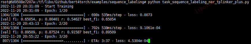 task_sequence_labeling_ner_tplinker_plus报错，f1为0 · Issue #73 · Tongjilibo/bert4torch · GitHub