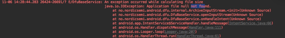 Android Dfu Upgrade Function Package Use Confusion After Error Upgrade Function Is Invalid