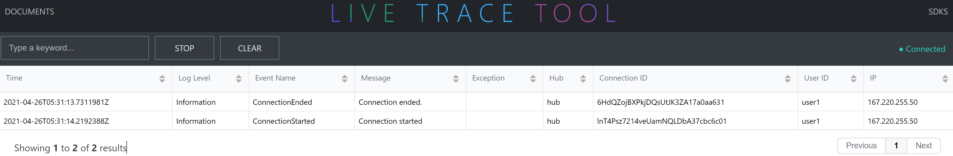 sonicguo - bug bash 4/26 # No message trace in Live Trace Tool · Issue #115 · Azure/azure ...