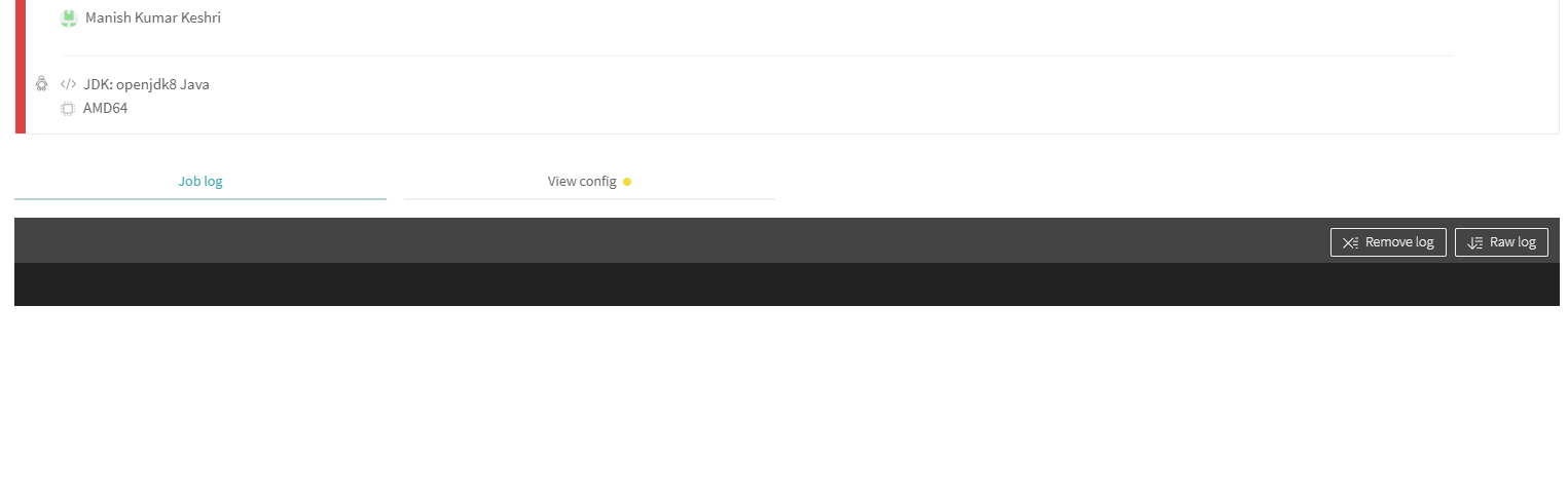 Logs missing in GUI · Issue #7443 · travis-ci/travis-ci · GitHub