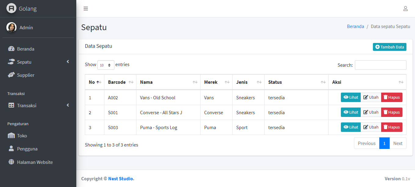 GitHub - nest-code/sepatu: Membuat Inventory Sepatu (Beginer)