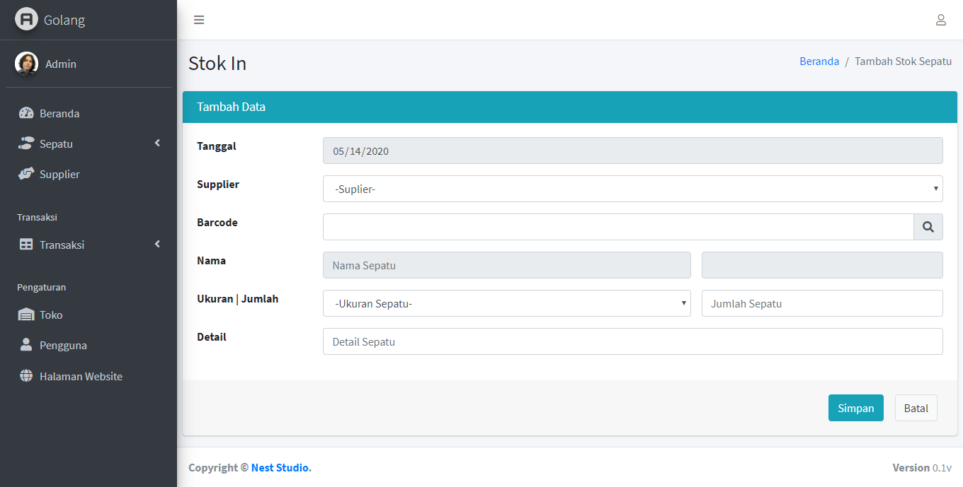 GitHub - nest-code/sepatu: Membuat Inventory Sepatu (Beginer)