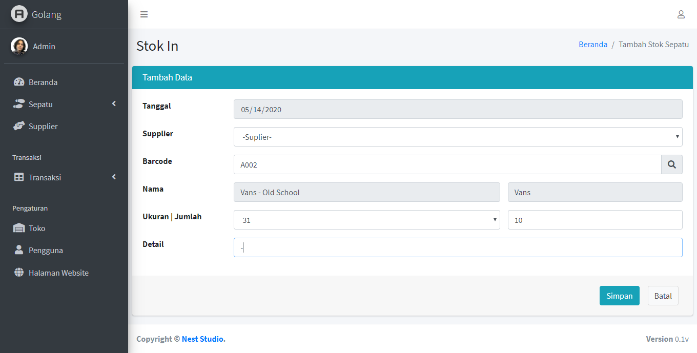 GitHub - nest-code/sepatu: Membuat Inventory Sepatu (Beginer)