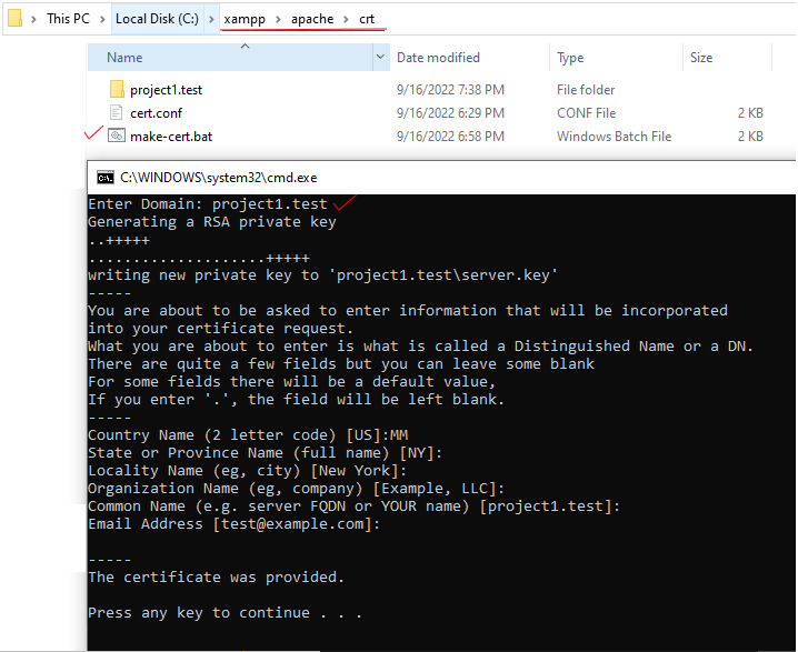 Github Sha85ssl Certificate For Xampp Localhost How To Create Valid Ssl In Xampp