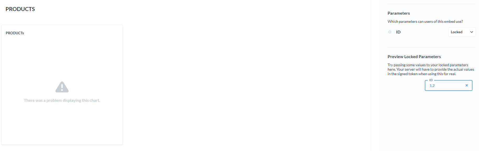 Dashboard Embedded. Error passing various parameters when using a list of values · Issue #16123 ...