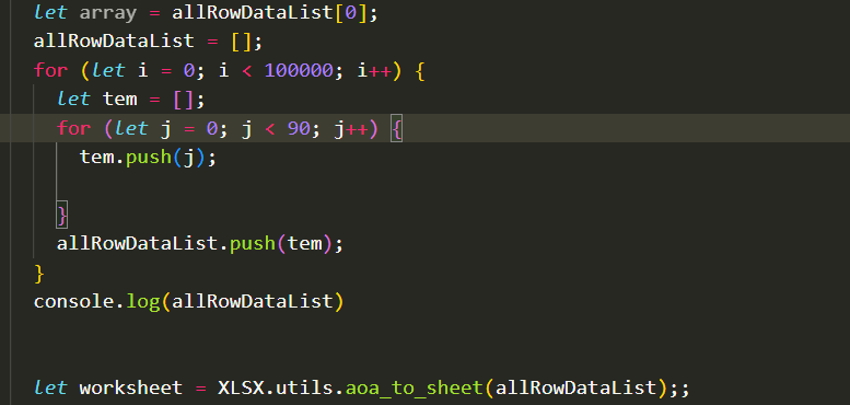 数据过大卡死问题 · Issue #2732 · SheetJS/sheetjs · GitHub