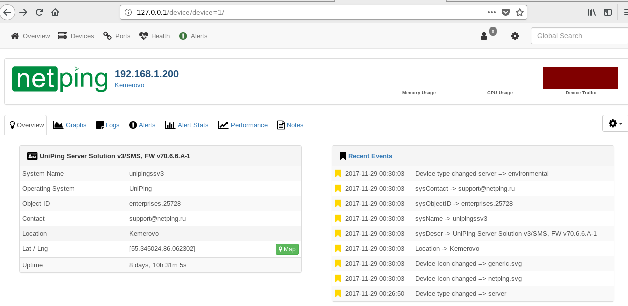 Support for devices NetPIng · Issue #7644 · librenms/librenms · GitHub
