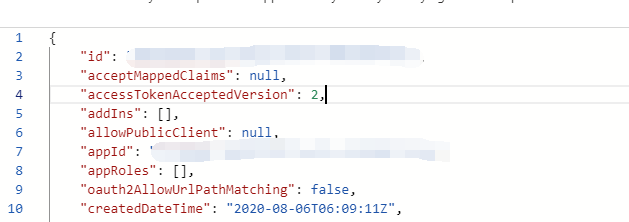 change accessTokenAcceptedVersion to 2 and iss still be https://sts.windows.net/{id}/ · Issue ...